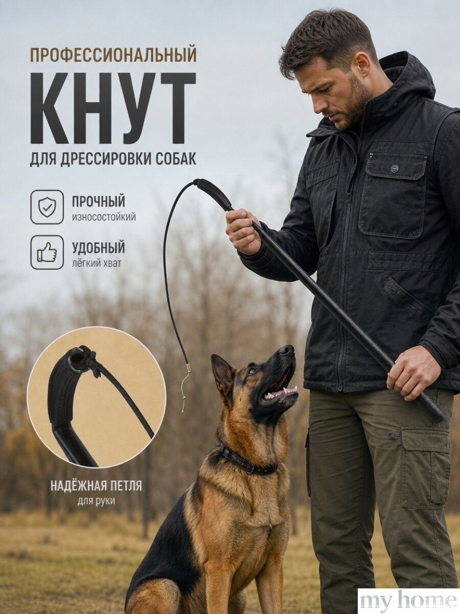 Гибкая плетка для дрессировки собак