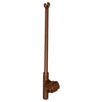 Minifigure, Utensil Fishing Rod / Pole, 8L, 93222 Reddish Brown U