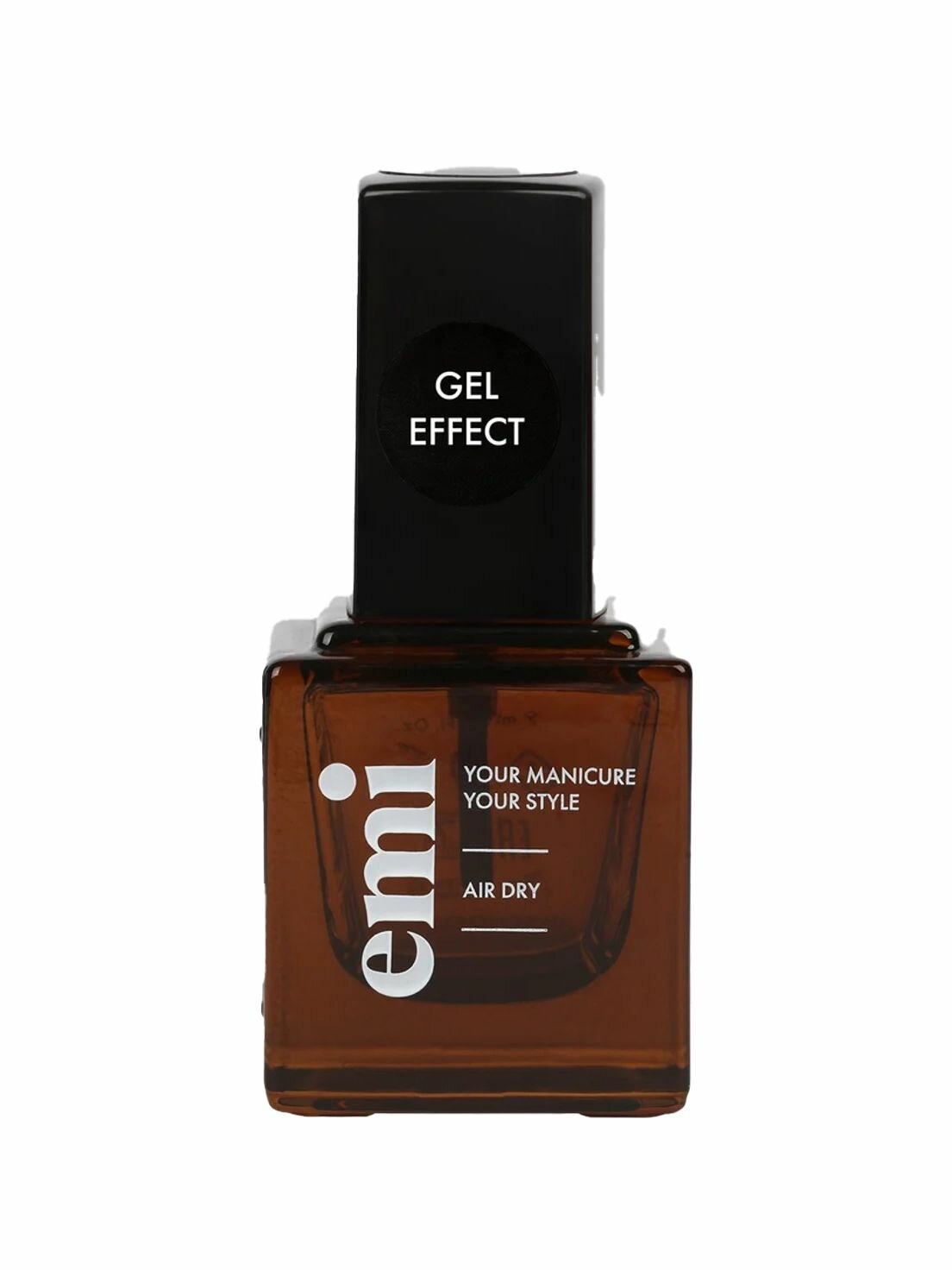 Ультрастойкое закрепляющее покрытие для ногтей Emi Ultra Strong Top Coat Gel Effect
