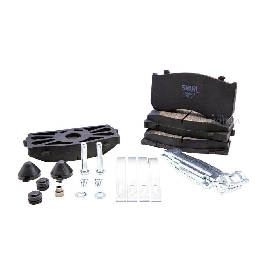 Колодки тормозные дисковые MAN/MERCEDES-BENZ/ГАЗ Валдай SORL HM4611AK016