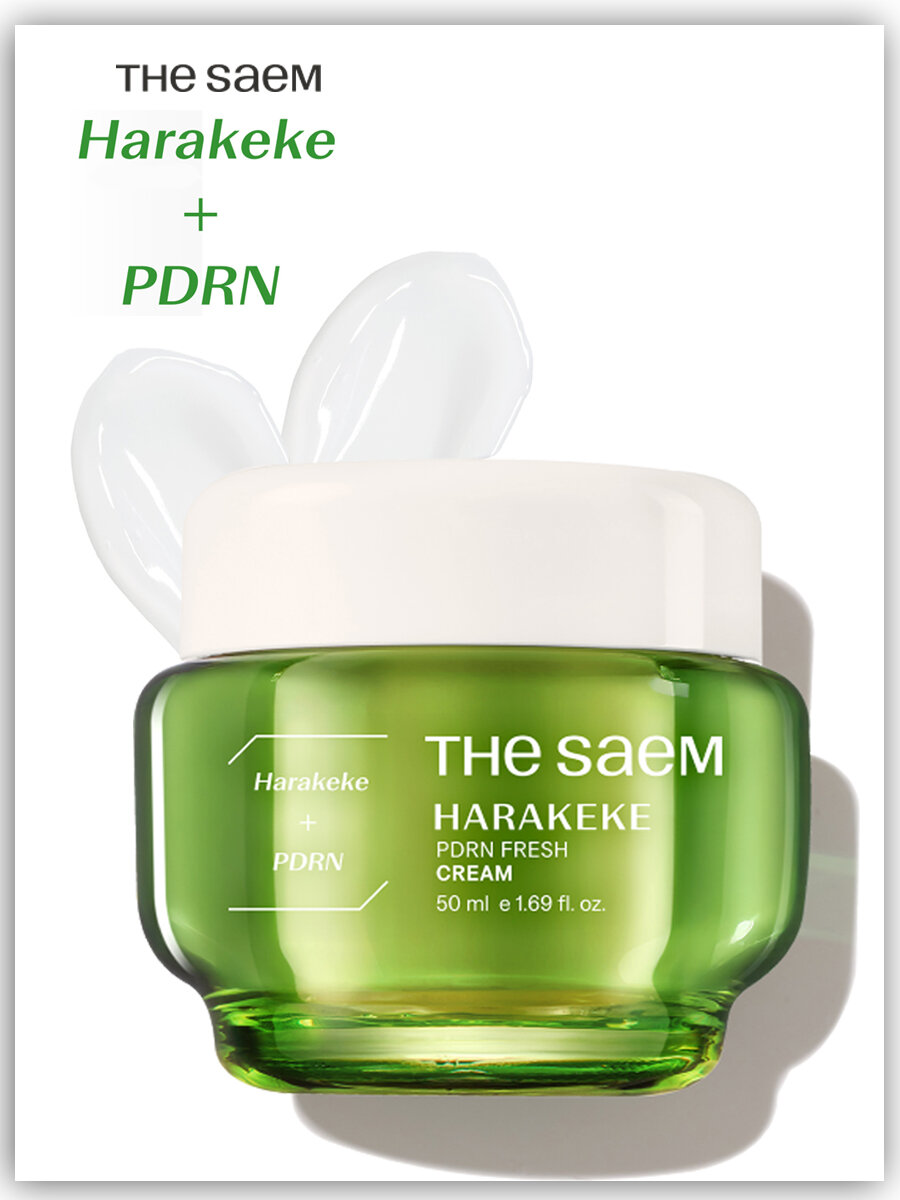 Освежающий крем для лица с экстрактом новозеландского льна The Saem Urban Eco Harakeke Fresh Cream 50 мл