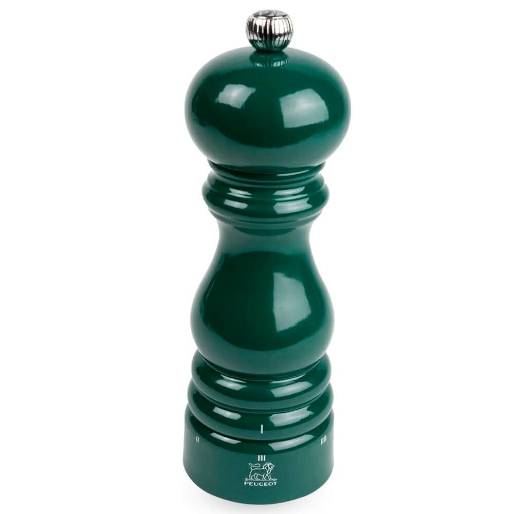 Мельница для перца Peugeot Paris u'Select Moulin à poivre manuel en bois laqué vert forêt 43520