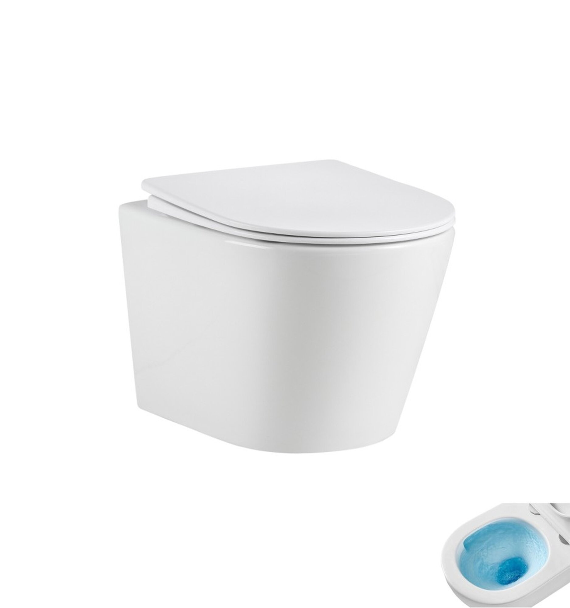 Унитаз подвесной Tornado Gid Tr2130TF 62266Y белый 49x36x34, керамика, белый
