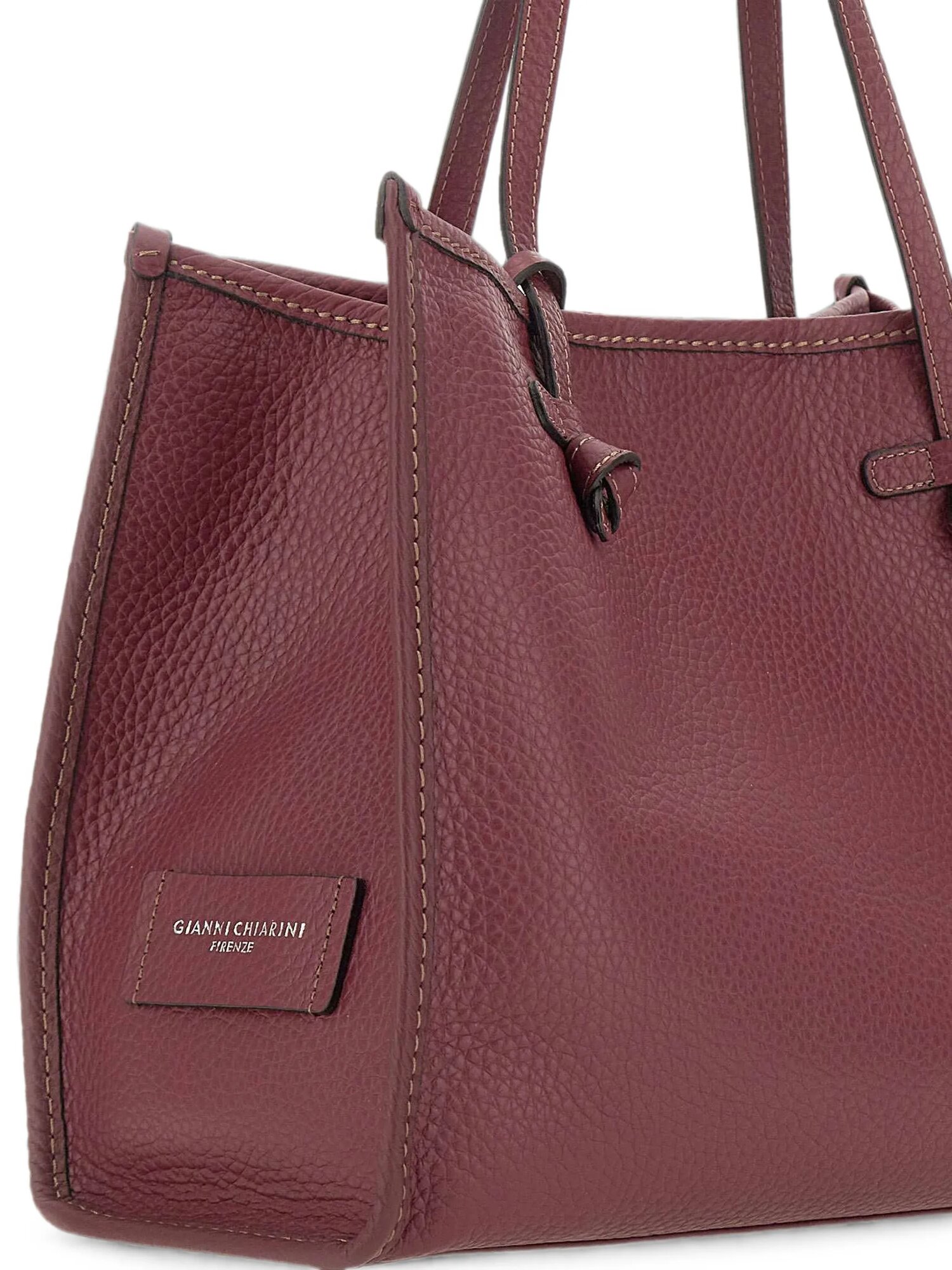 Сумка  Large Marcella leather tote bag, красный — фото 1