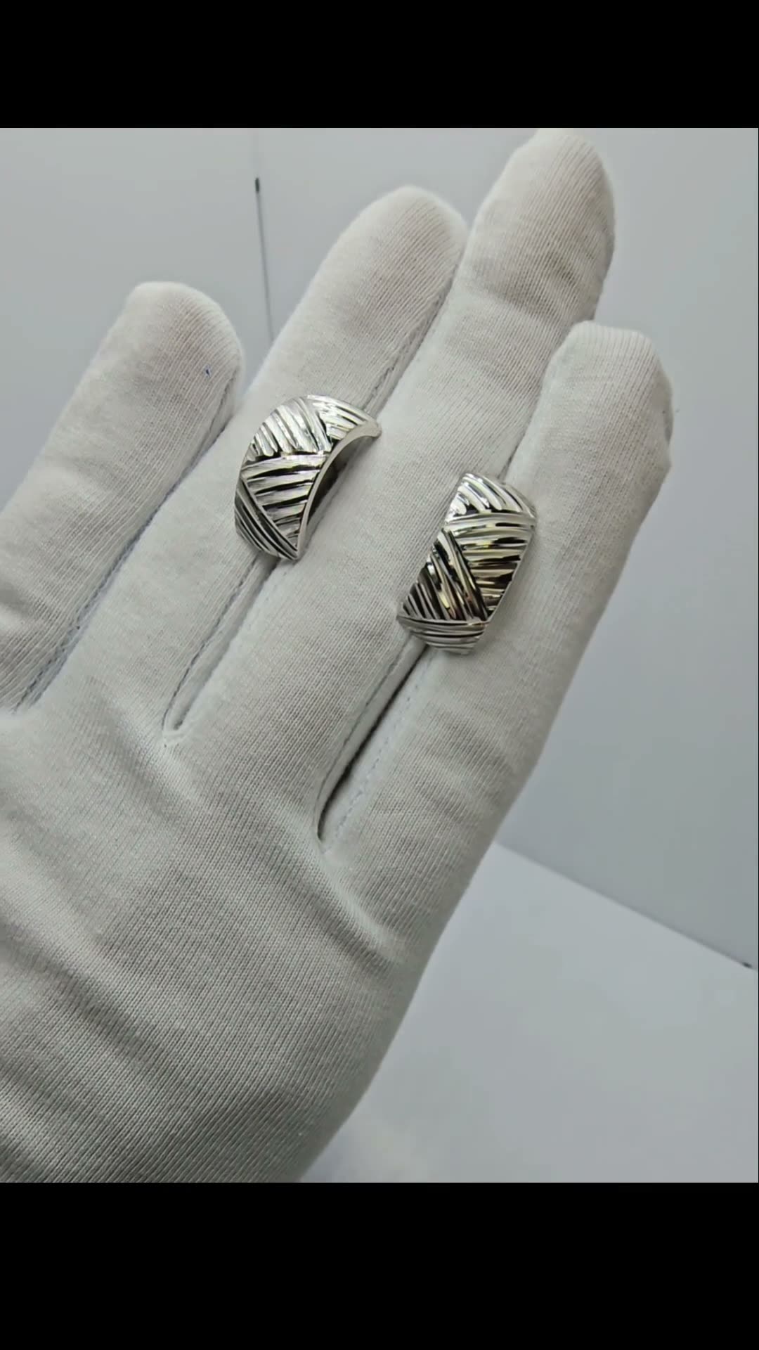 Серьги ZLATERA, серебро, 925 проба, родирование, гравировка, размер 2.5 мм, длина 2.5 см, , бесцветный — фото 1