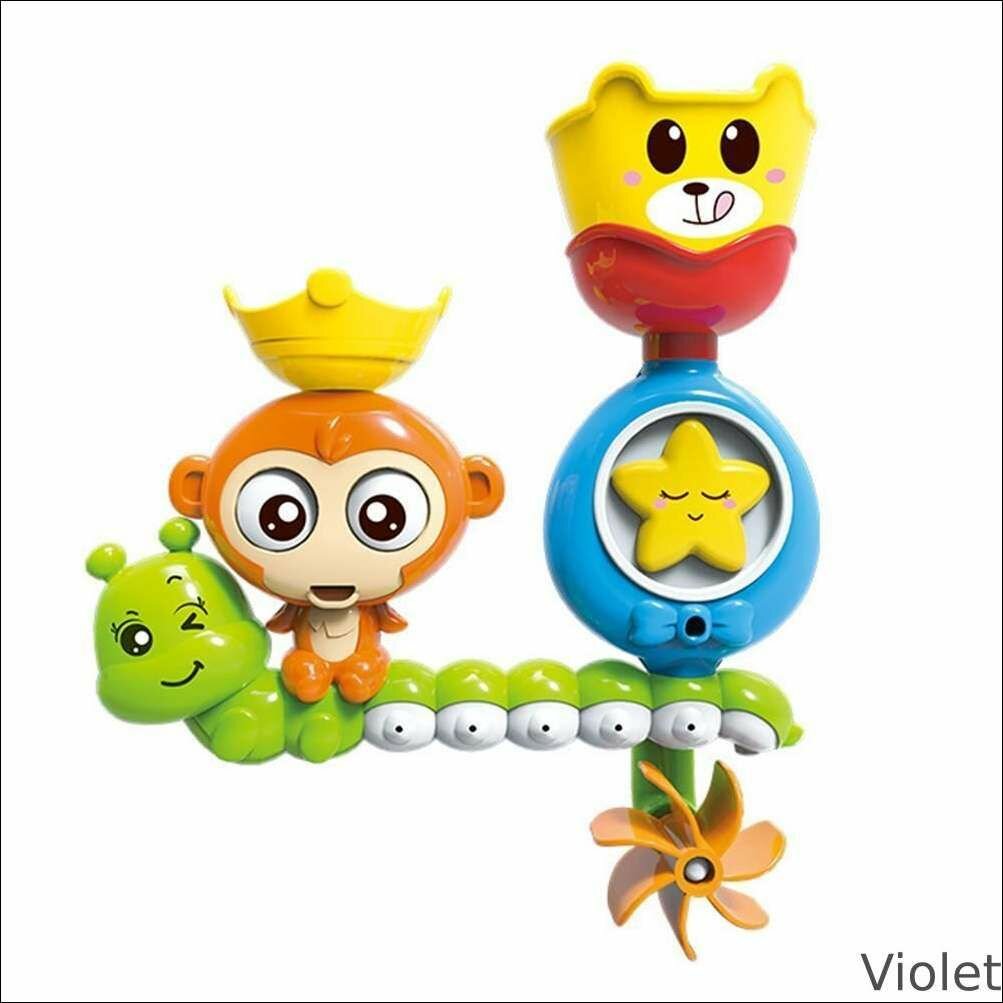 Детские игрушки для ванной, игрушки для купания обезьянки, вращающиеся в воде