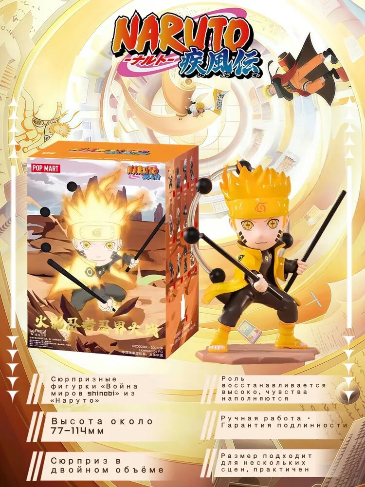 Сюрприз-боксы с фигурками серии (Наруто: Война миров shinobi) ---- мерчандайз аниме