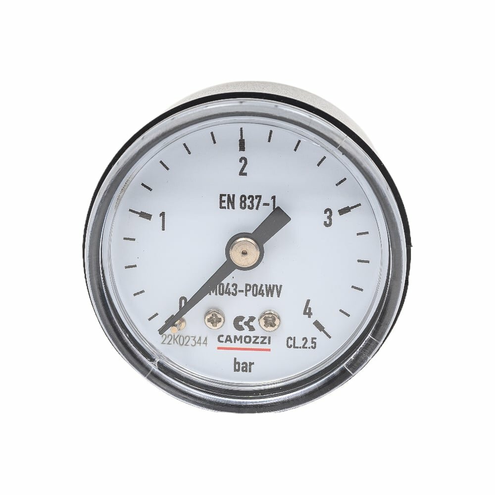 Индикатор давления осевой M043-P04WV 4 Бара, 40 мм Camozzi SRF70-7801-0044