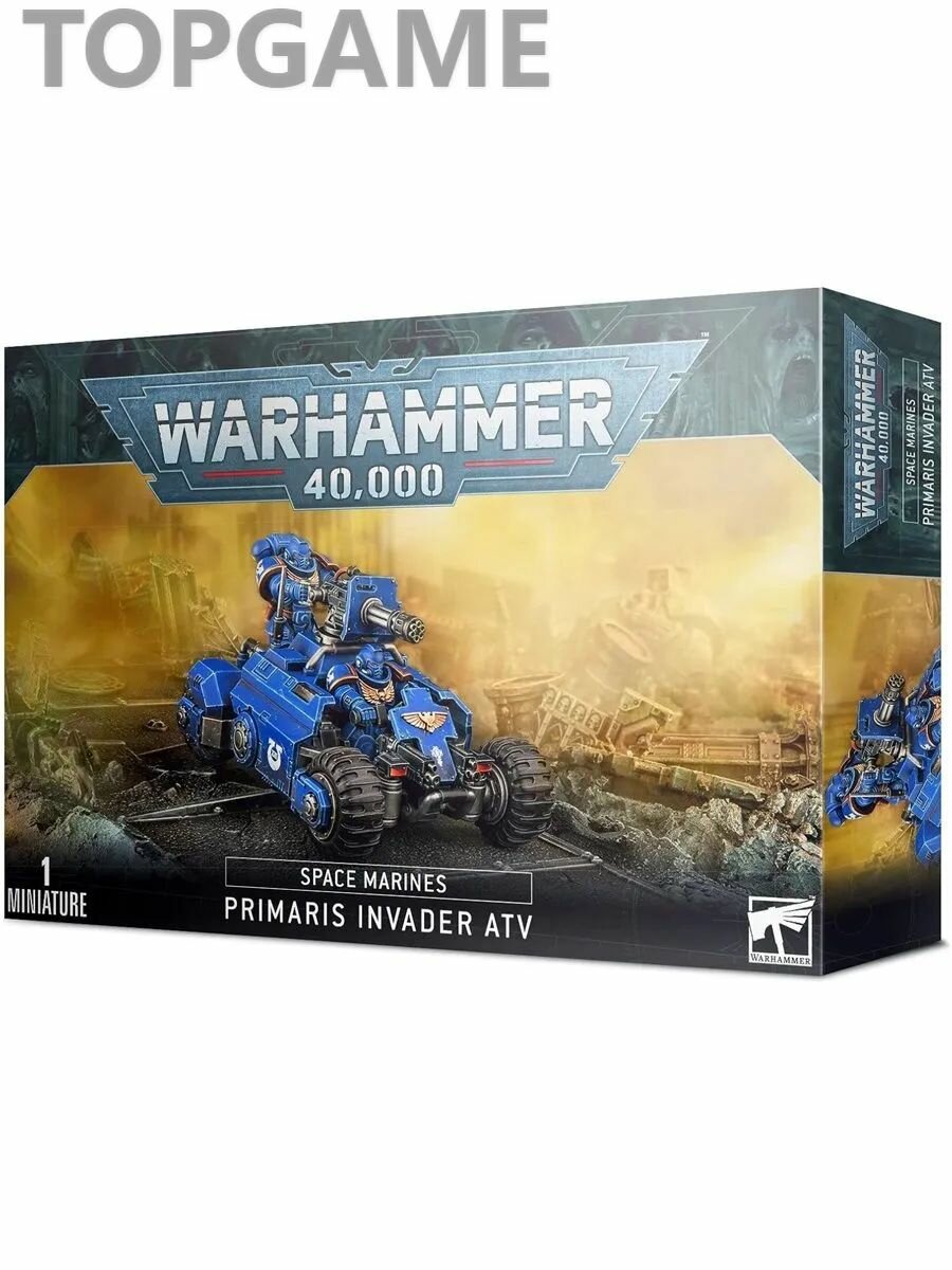 Миниатюры Warhammer 40000 Space Marines Primaris Invader ATV, 1 миниатюра для сборки и покраски, хобби-модель для коллекции и творчества