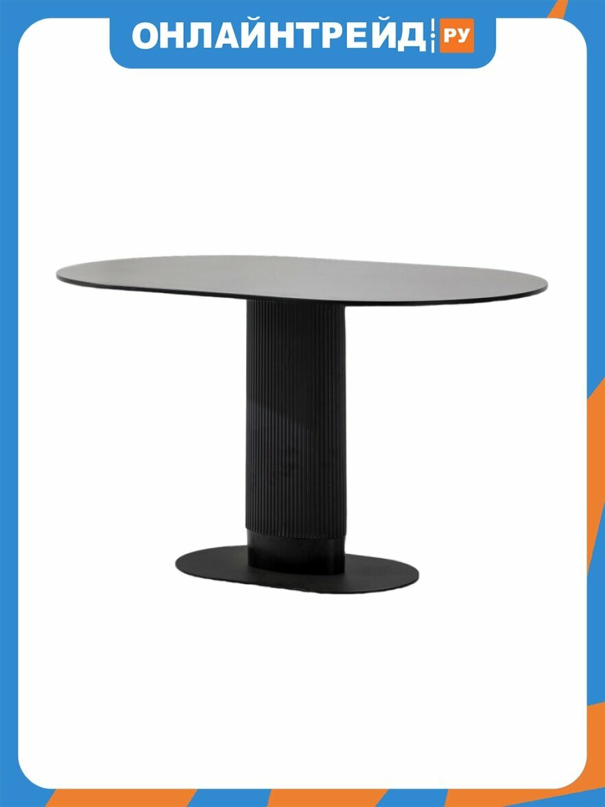 Стол обеденный Stool Group Mystery 130*80 чёрный, керамика, столешница