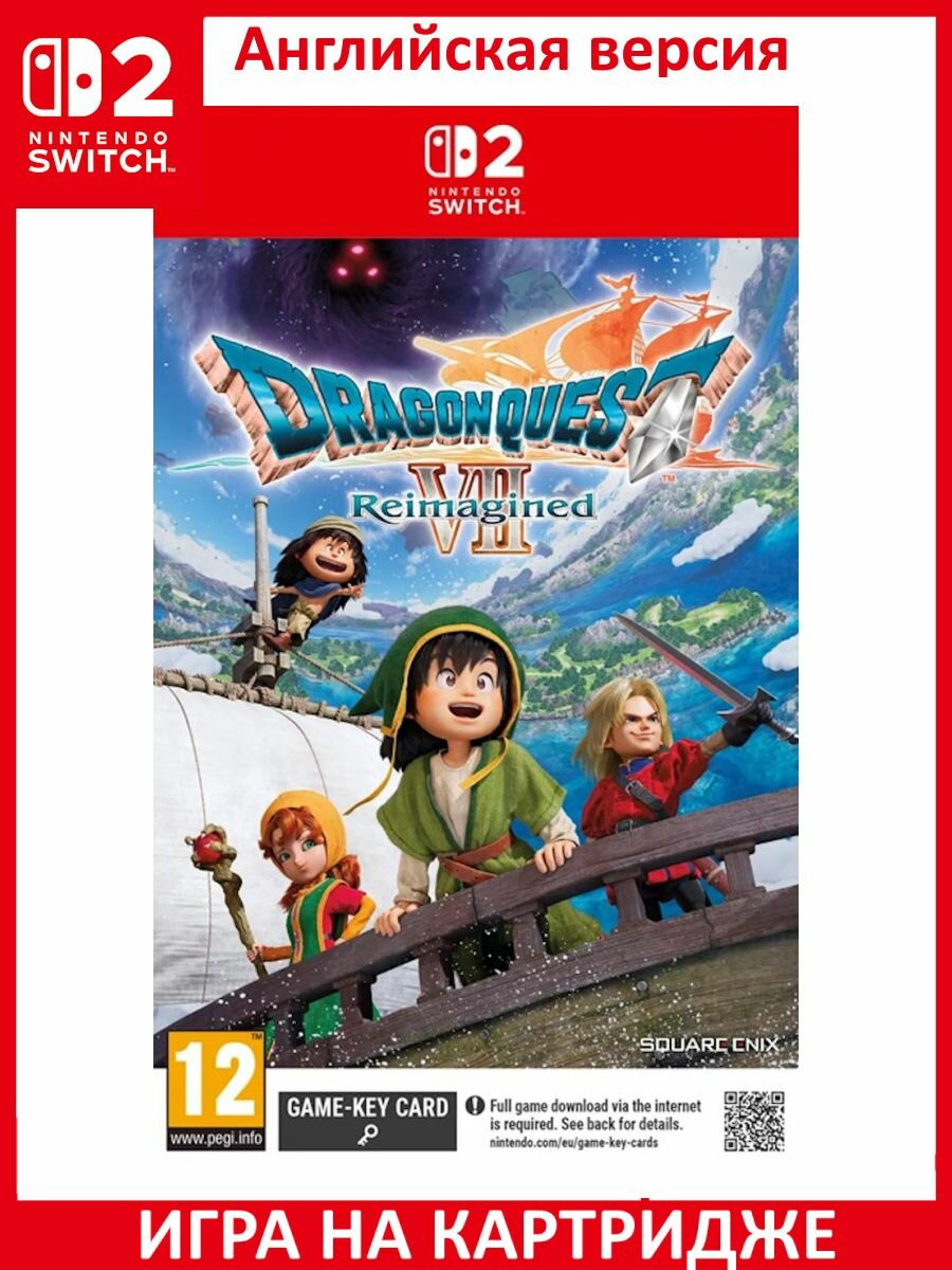 Игра Dragon Quest VII (7) Reimagined (Game-Key Card) (Switch 2) Английская версия