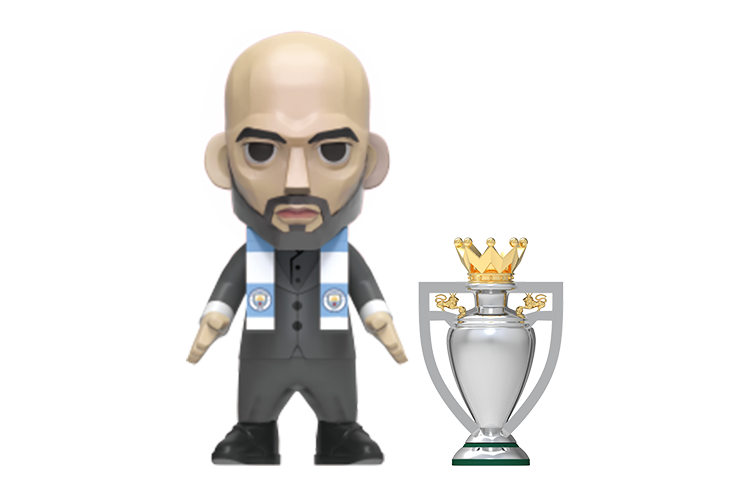 Фигурки унисекс AcePlayer Коллекция Чемпионов Манчестер Сити, Manchester City: Guardiola (Hidden Style)