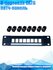 8-портовая CAT6 патч-панель