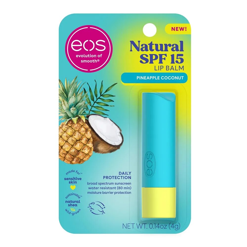 EOS Бальзам для губ Pineapple Coconut, Ананас Кокос, 4 г