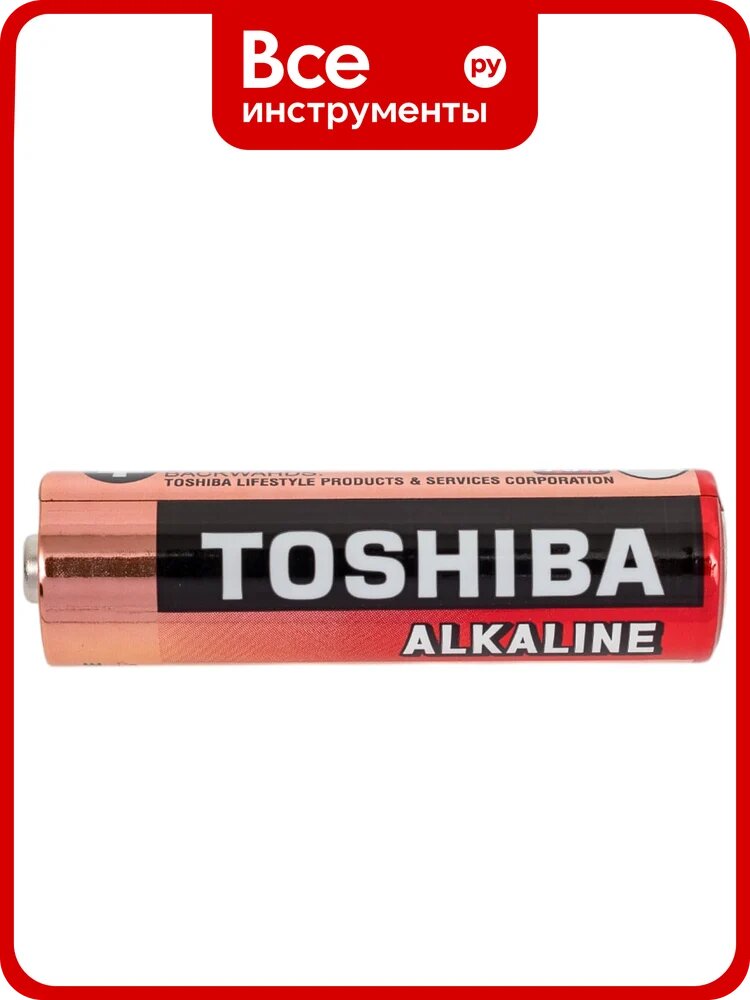 Элемент питания алкалиновый Toshiba LR6 RED 4/card 34540
