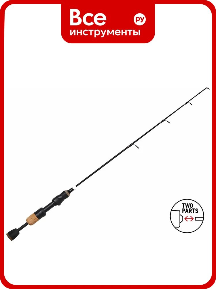 Зимнее удилище LUCKY JOHN C-TECH ZANDER HT 64см LJ109-02 — фидерное, штекерное, бланк из углеволокна, пробковая рукоять