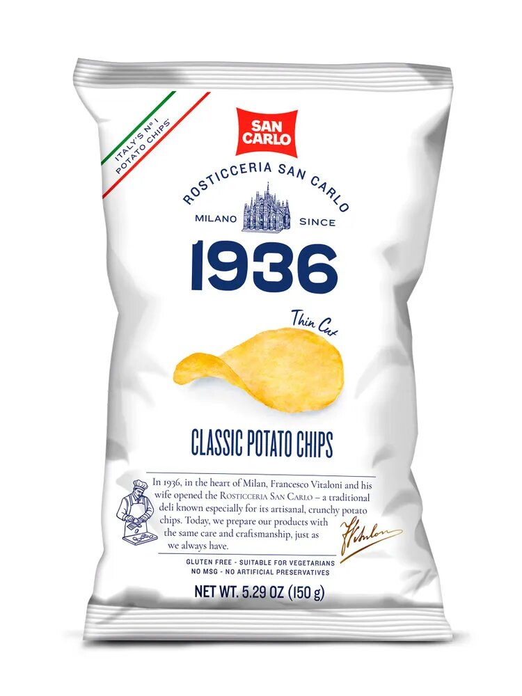 Чипсы картофельные San Carlo классические, 180 г