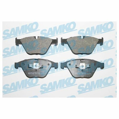 Колодки тормозные дисковые (комплект 4 шт.) Samko 5SP1509 для BMW 3 серия E90, E91, E92, E93, X1 E84