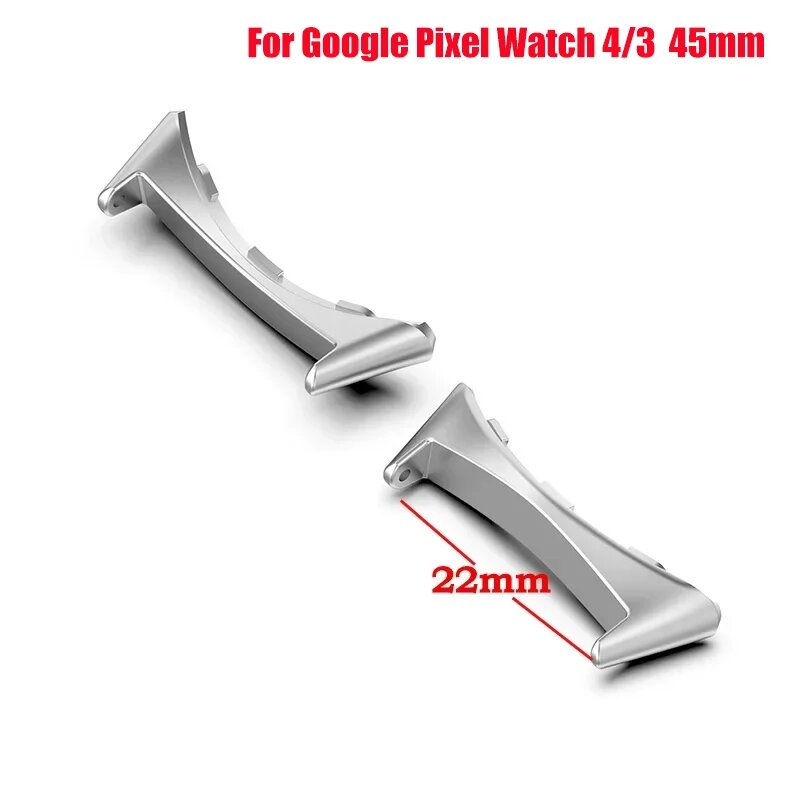 Адаптеры для ремешка Google Pixel Watch 4/3 45mm Silver