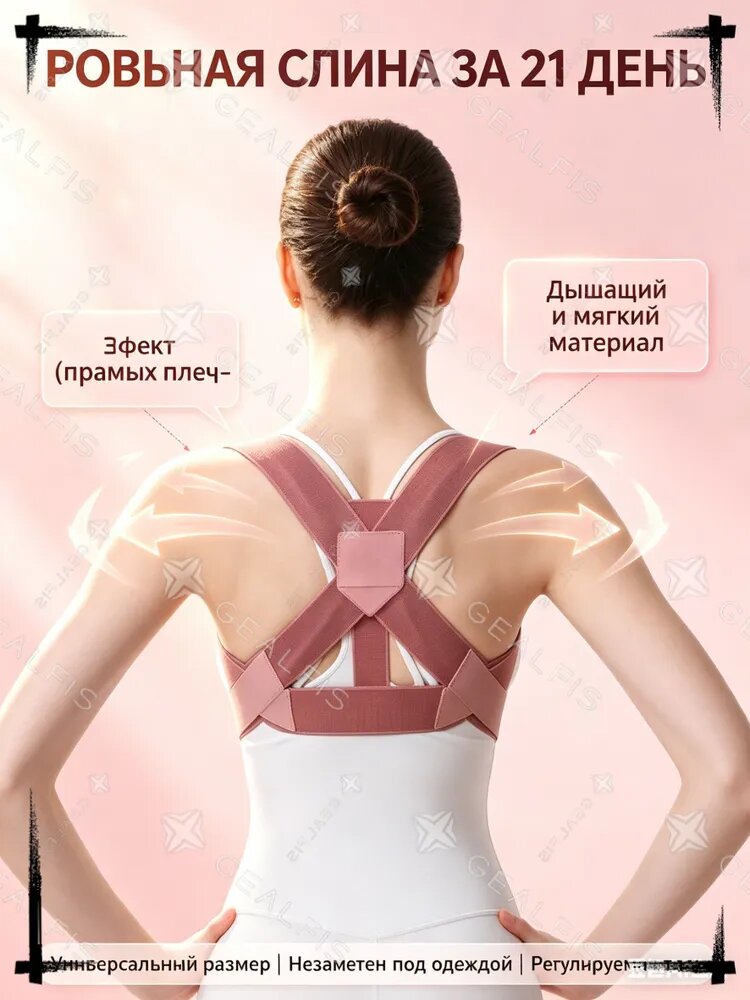Корректор осанки для спины и плеч, ортопедический реклинатор-корсет от сутулости для женщин и мужчин, эластичный бандаж для ровной осанки в офис и дома.