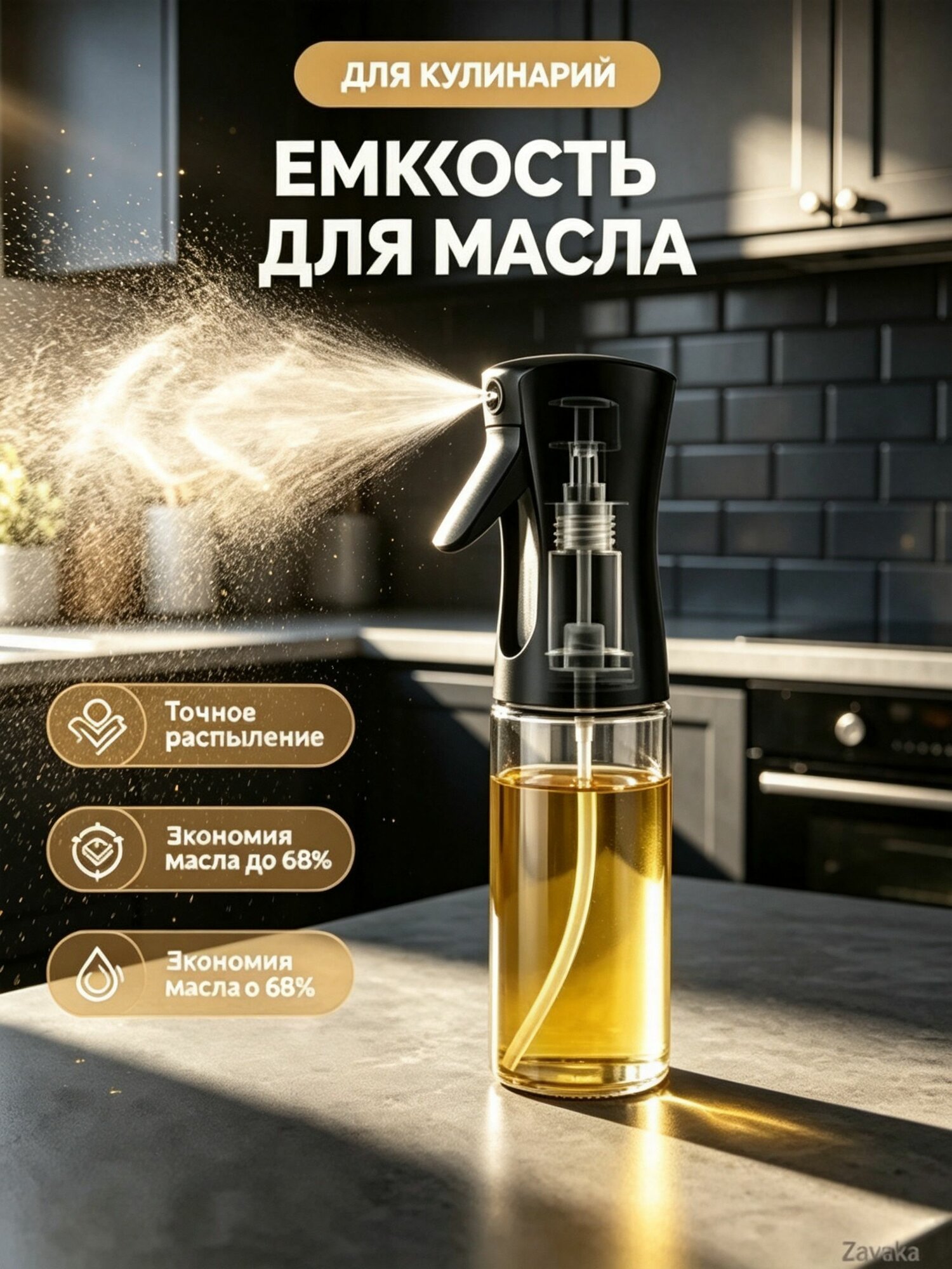 Емкость для масла, 200 мл, 1 шт