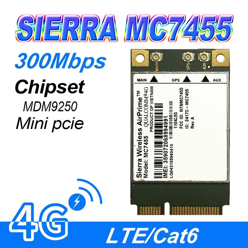WDXUN MC7455 беспроводной модем 4G LTE