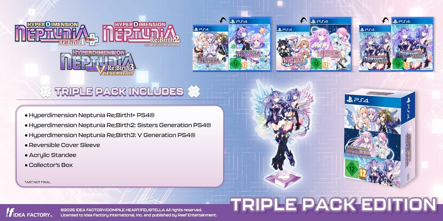 Hyperdimension Neptunia Re; Birth Series (1-3) Triple Pack для PS4