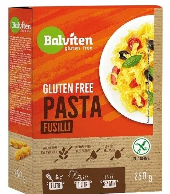 Паста Fusilli Balviten без глютена 3 шт x 250 г
