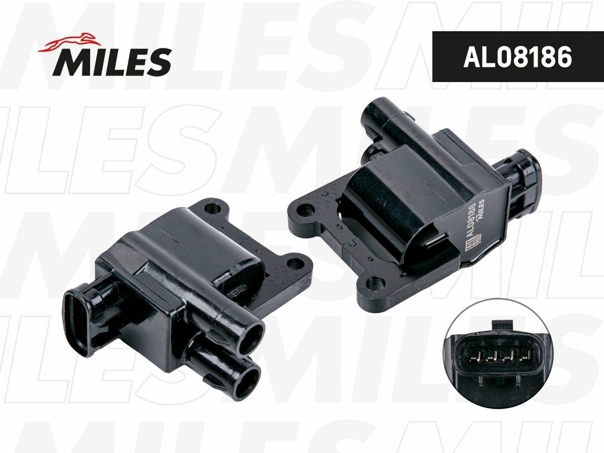 MILES Катушка зажигания TOYOTA AVENSIS (_T22_) / TOYOTA AVENSIS универсал (_T22_) AL08186