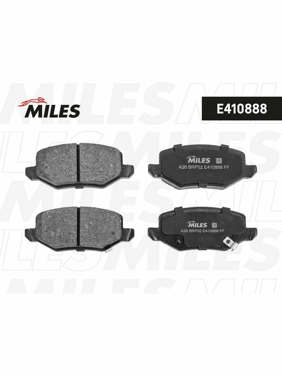 Колодки тормозные дисковые задние для а/м HAVAL Jolion / Хавейл Джолион, MILES E410888