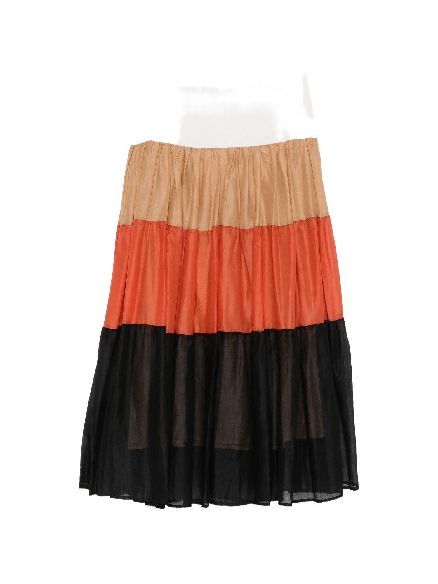 Юбка KAOS Colour-block tiered maxi skirt