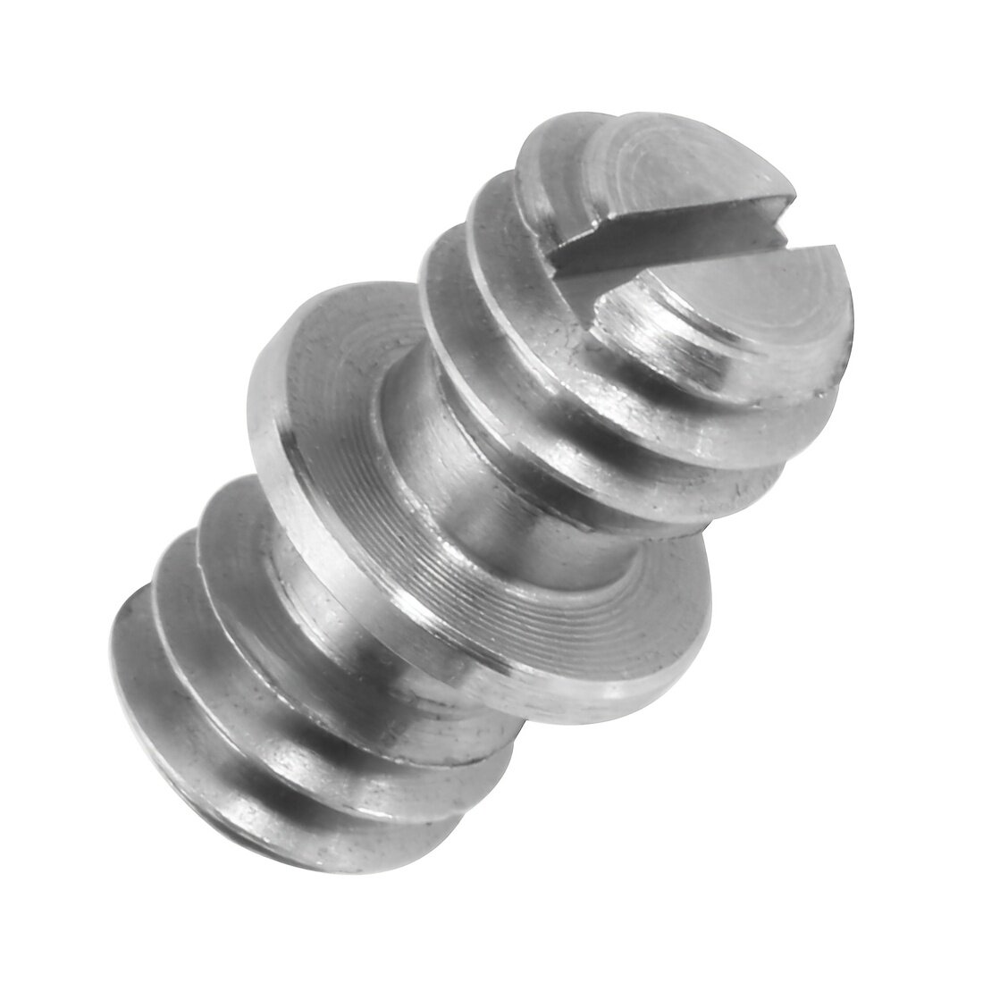 Переходник с двумя винтами из нержавеющей стали 304, 1/4"-1/4", для камеры, монитора, микрофона и света