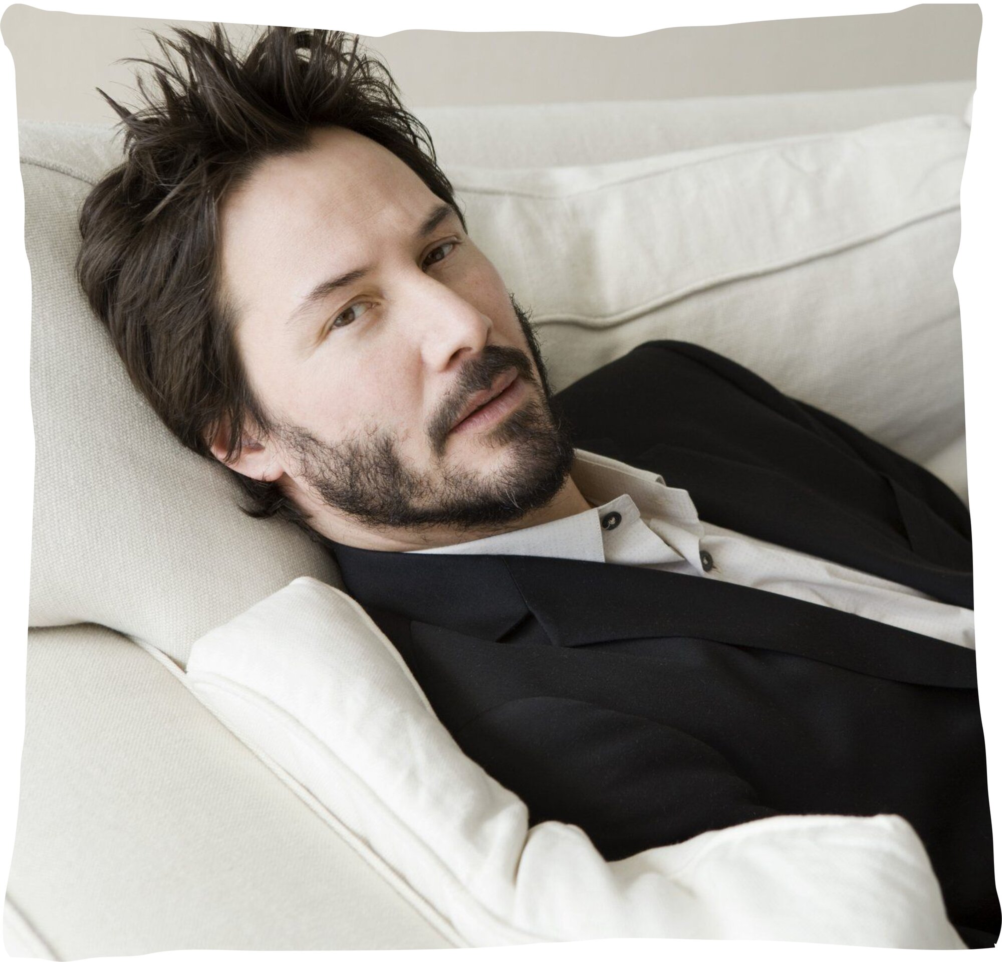 Подушка квадратная Keanu Reeves Киану Ривз