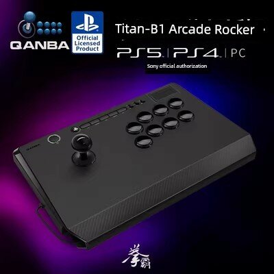 Комплект QANBA B1 Titan для аркадных боевых игр, совместимый с PS5/PS4/PC, Tekken 8