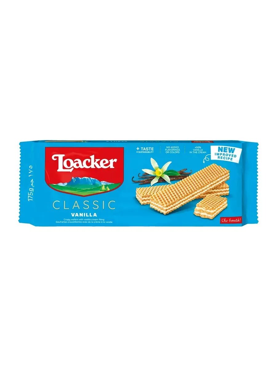 Loacker Вафли Классик с ванильным вкусом, 90 гр