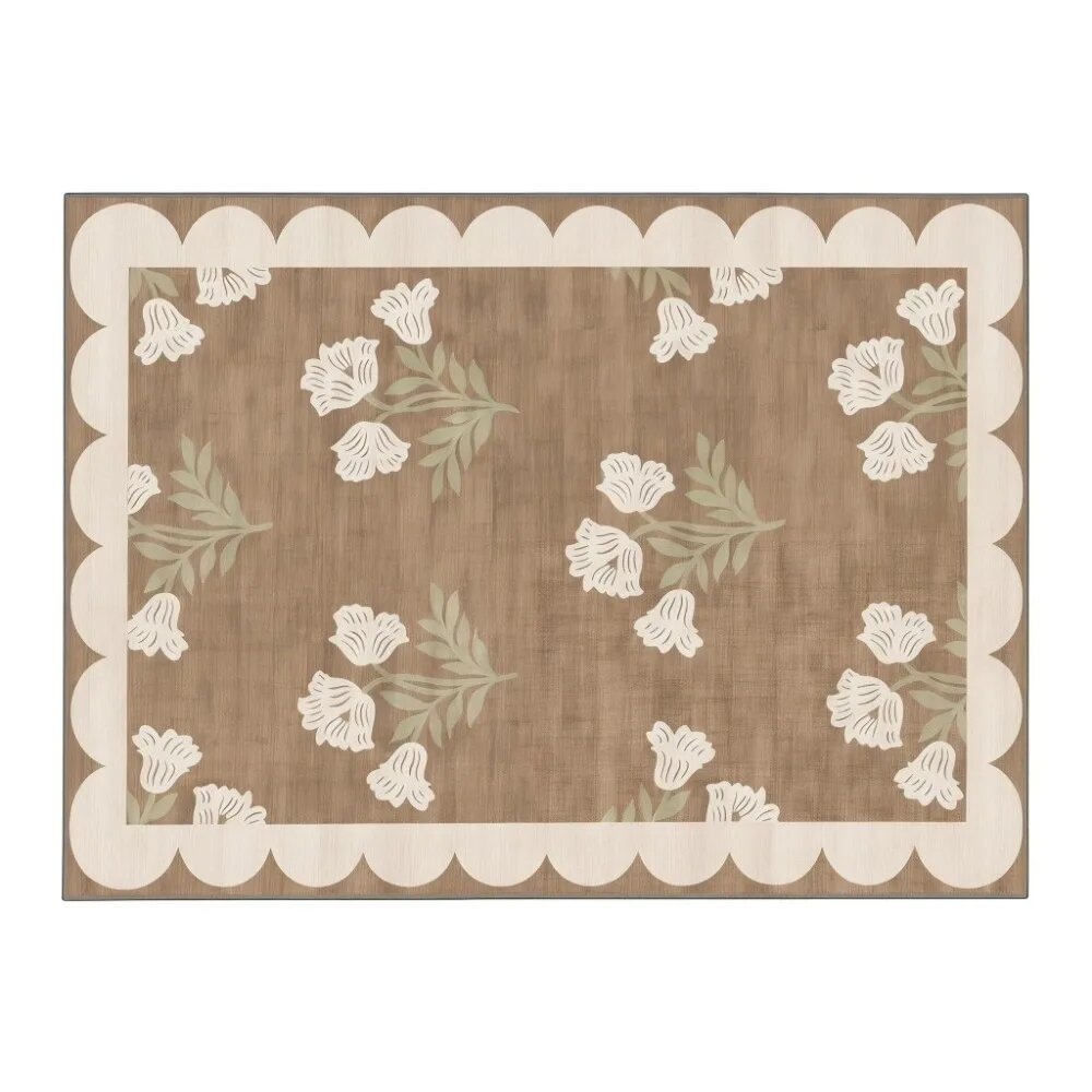 Пасторальный плетеной коврик из полиэстера 60*40 см 80CM