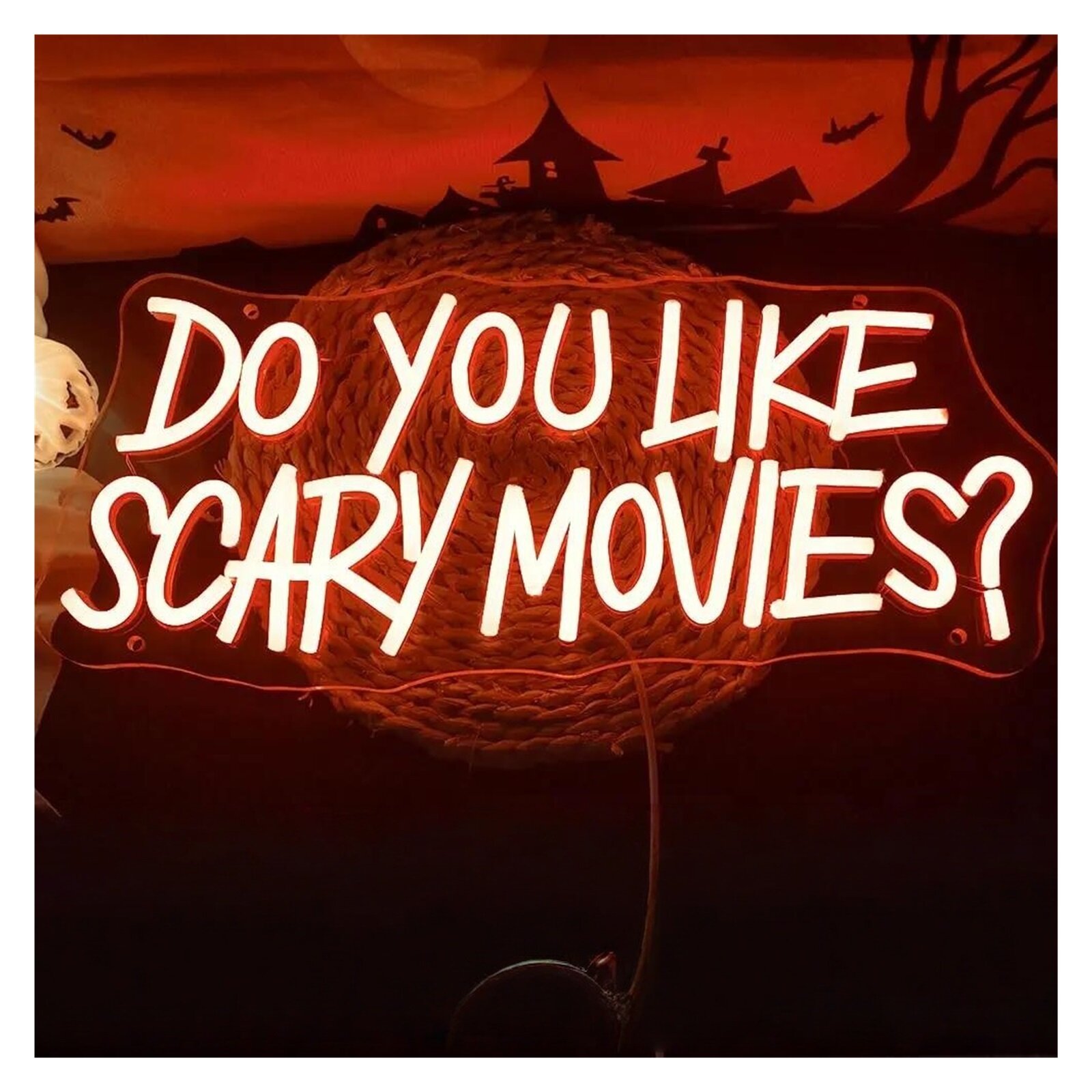 Do You Like Scary Movies Неоновая Вывеска 42смx20см