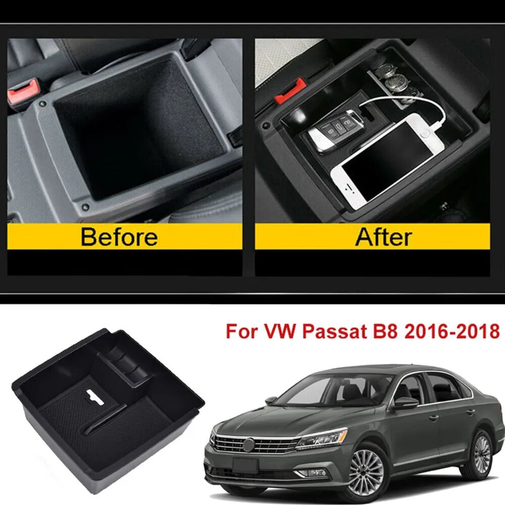 Подлокотник для хранения VW Volkswagen Passat B8 седан вариант Alltrack 2016 2017 2018 центральная консоль корзина перчатки лоток держатель чехол