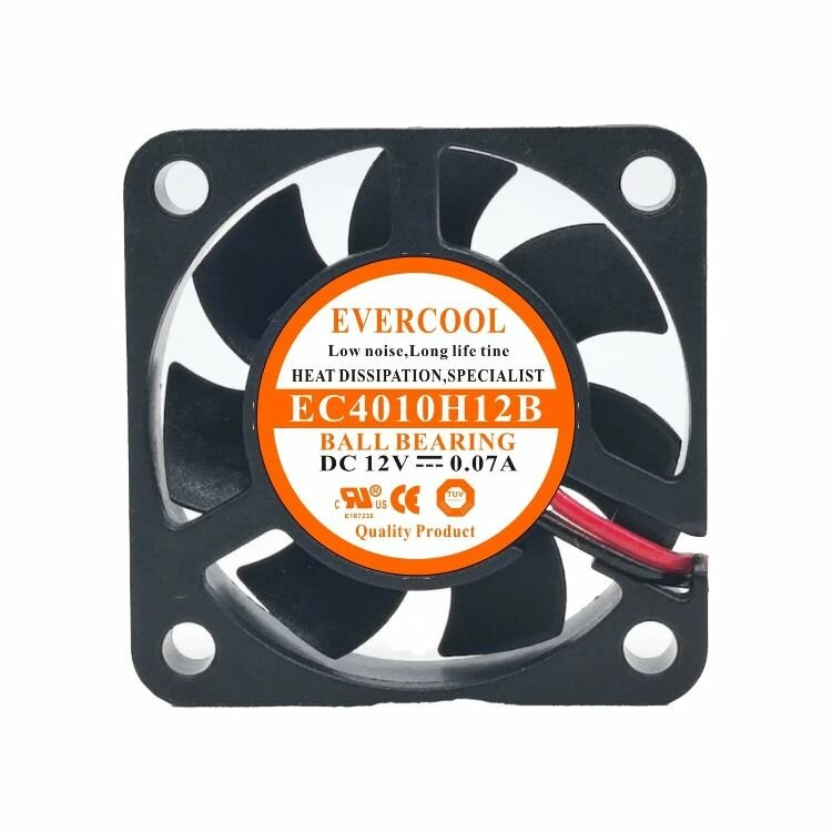 EVERCOOL EC4010H12B 12V DC 0.07A 4010 4 см вентиляторы -
