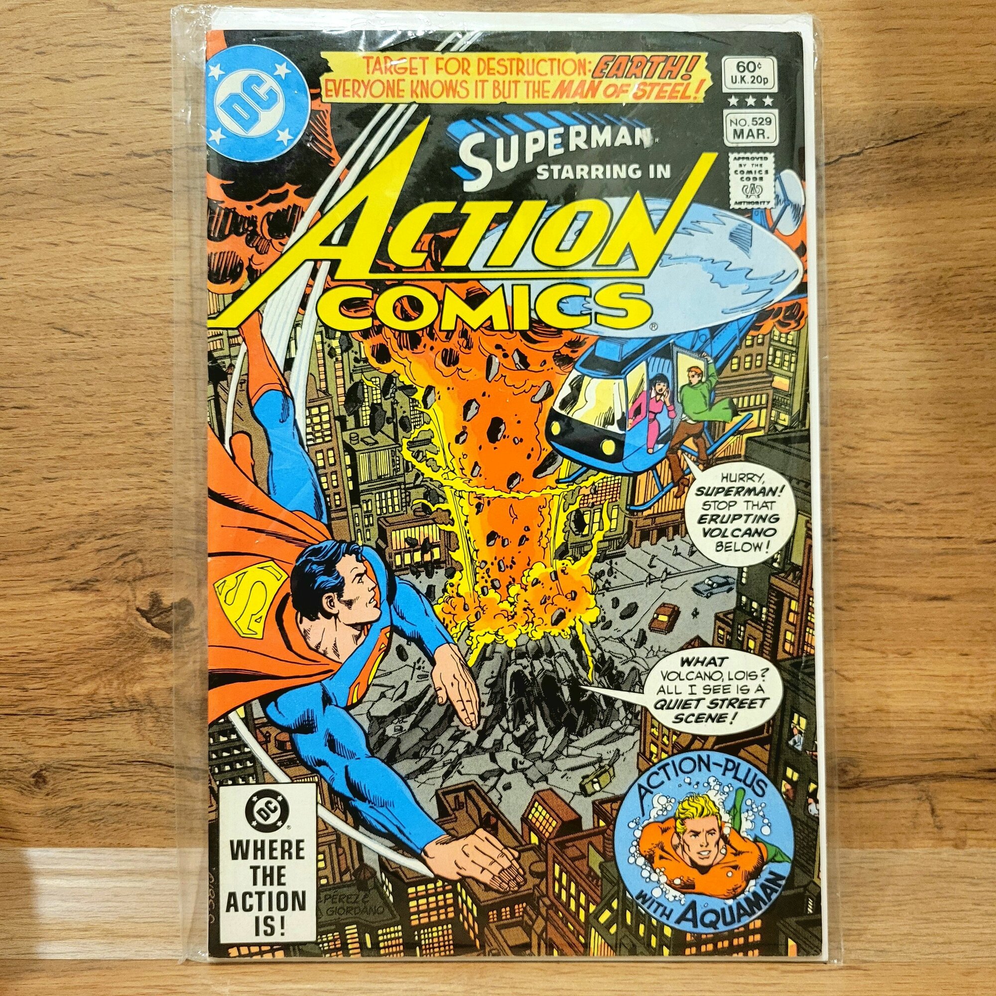 Раритетный Комикс Action Comics #529. 1983 Год.