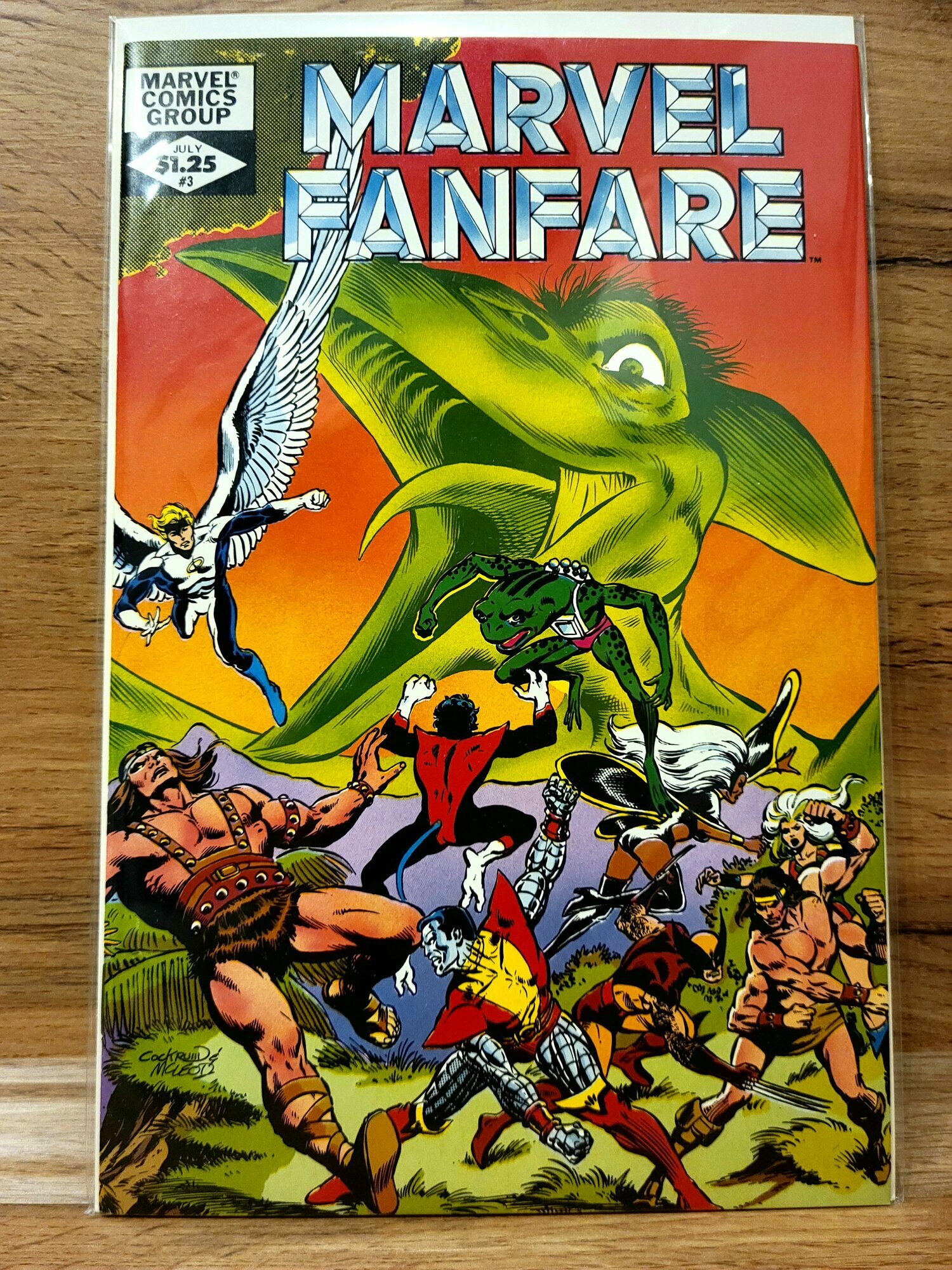 Раритетный Комикс Marvel Fanfare #3. 1983 Год. Оригинал!