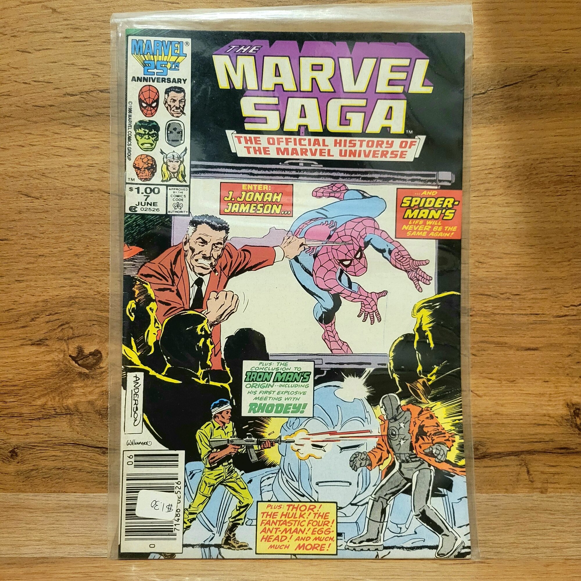 Ретро Комикс Marvel Saga #7. 1986 Год.