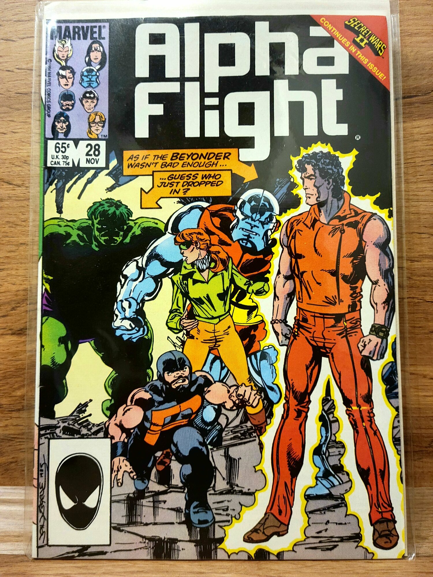 Ретро Комикс Alpha Flight #28. 1985 Год. Оригинал!