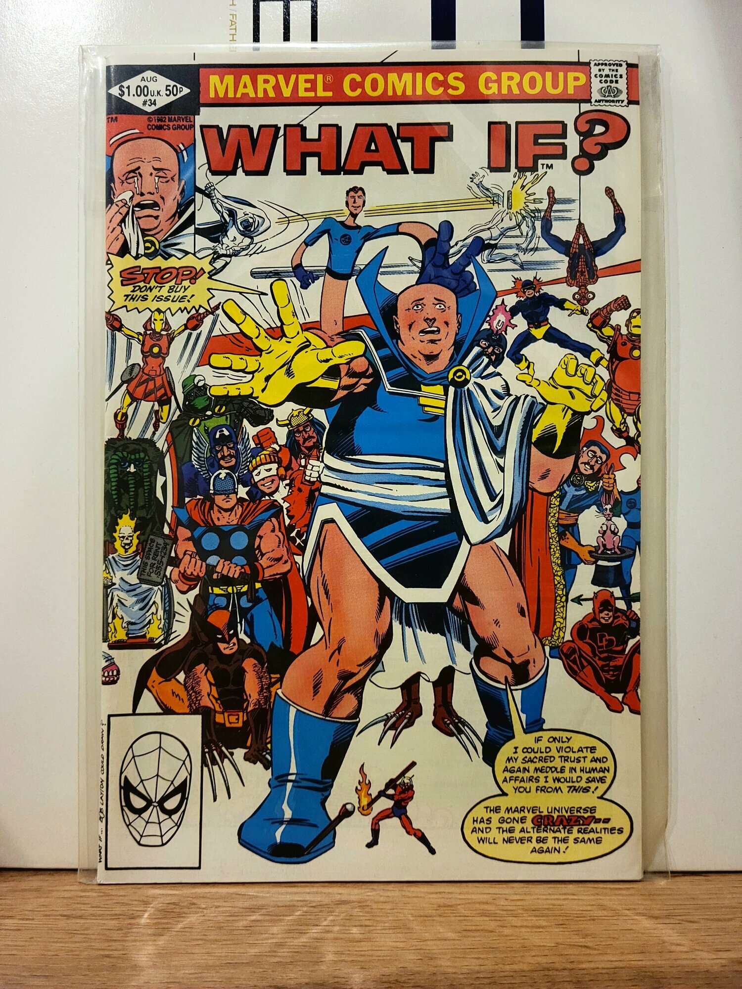 Ретро Комикс What If #34. 1982 Год. Marvel.
