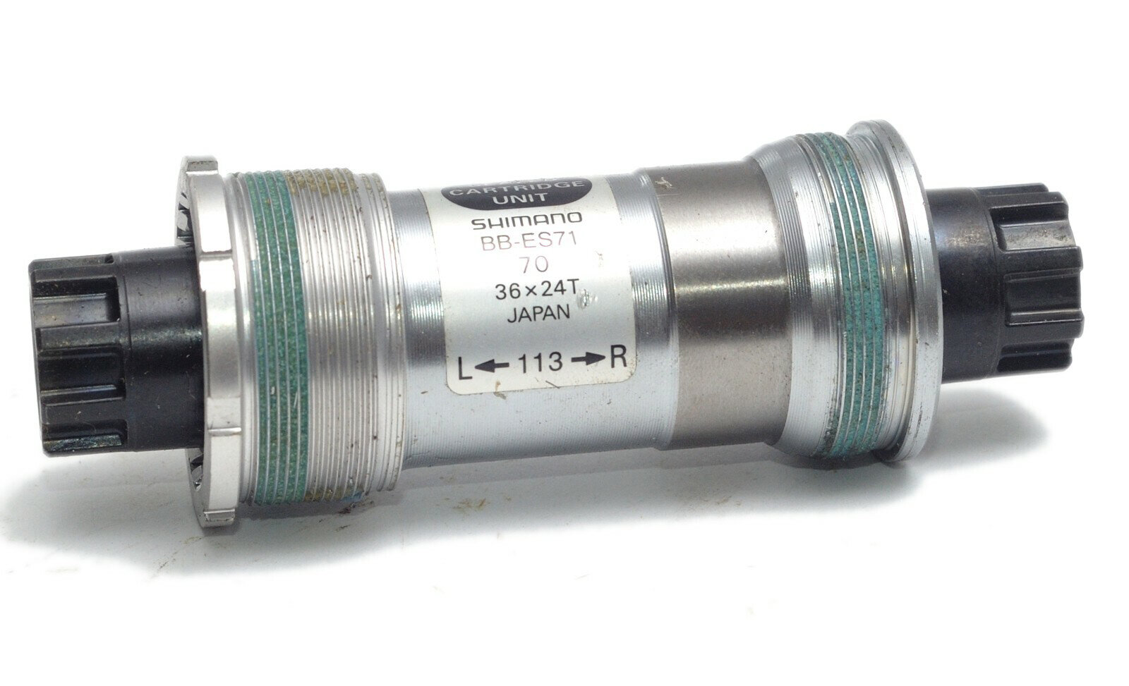 Shimano Каретка Shimano BB-ES71, 70/113, б/болтов, цвет Серый