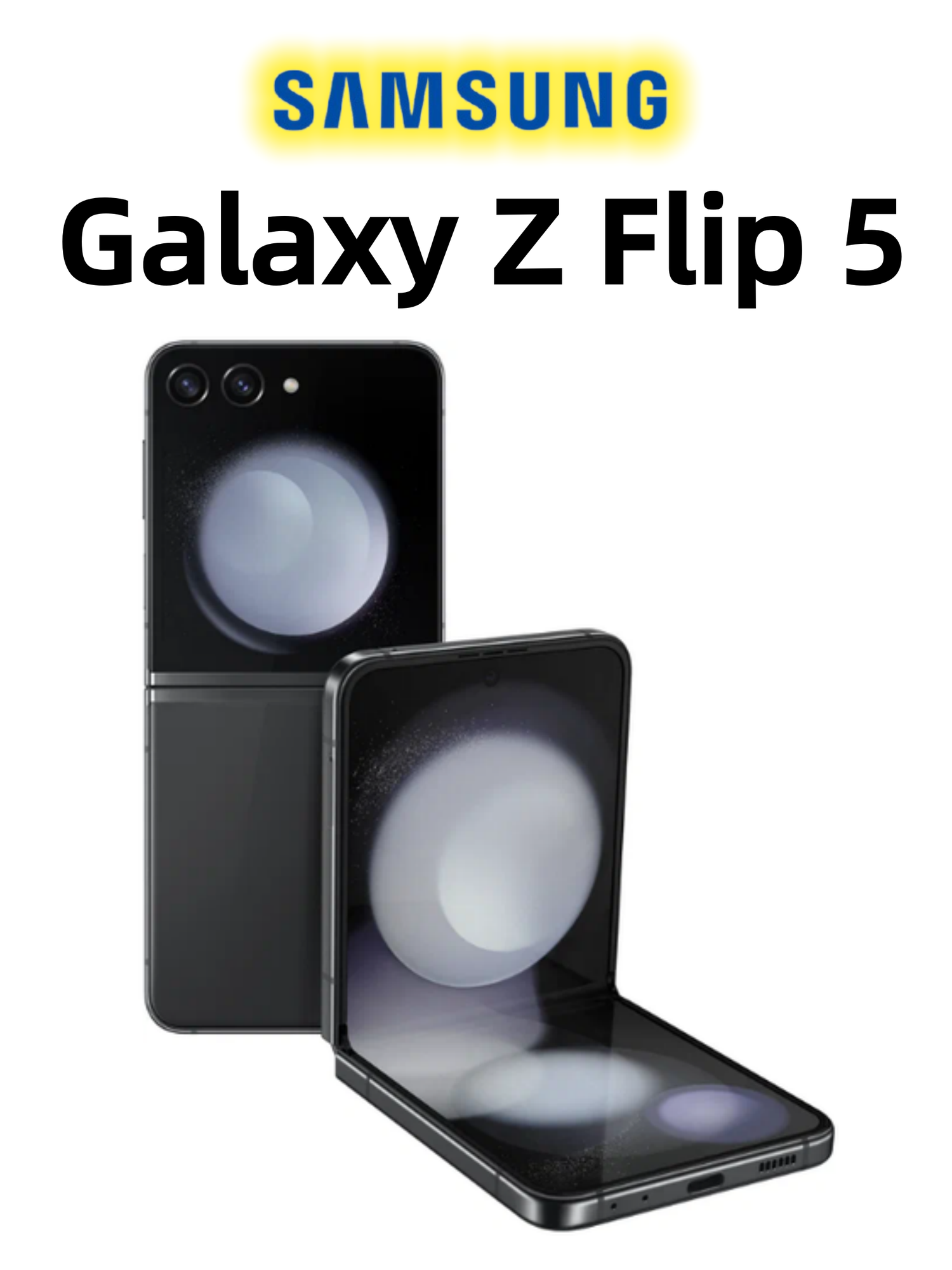 Смартфон Samsung Galaxy Z Flip5 8/256ГБ, nano SIM + eSIM, черный