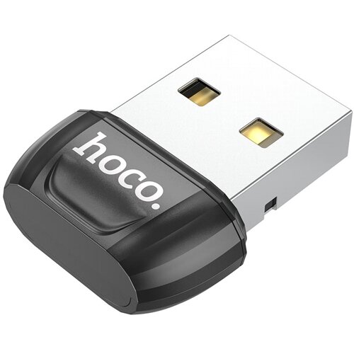 Bluetooth адаптер Hoco UA18 USB BT v5.0, черный