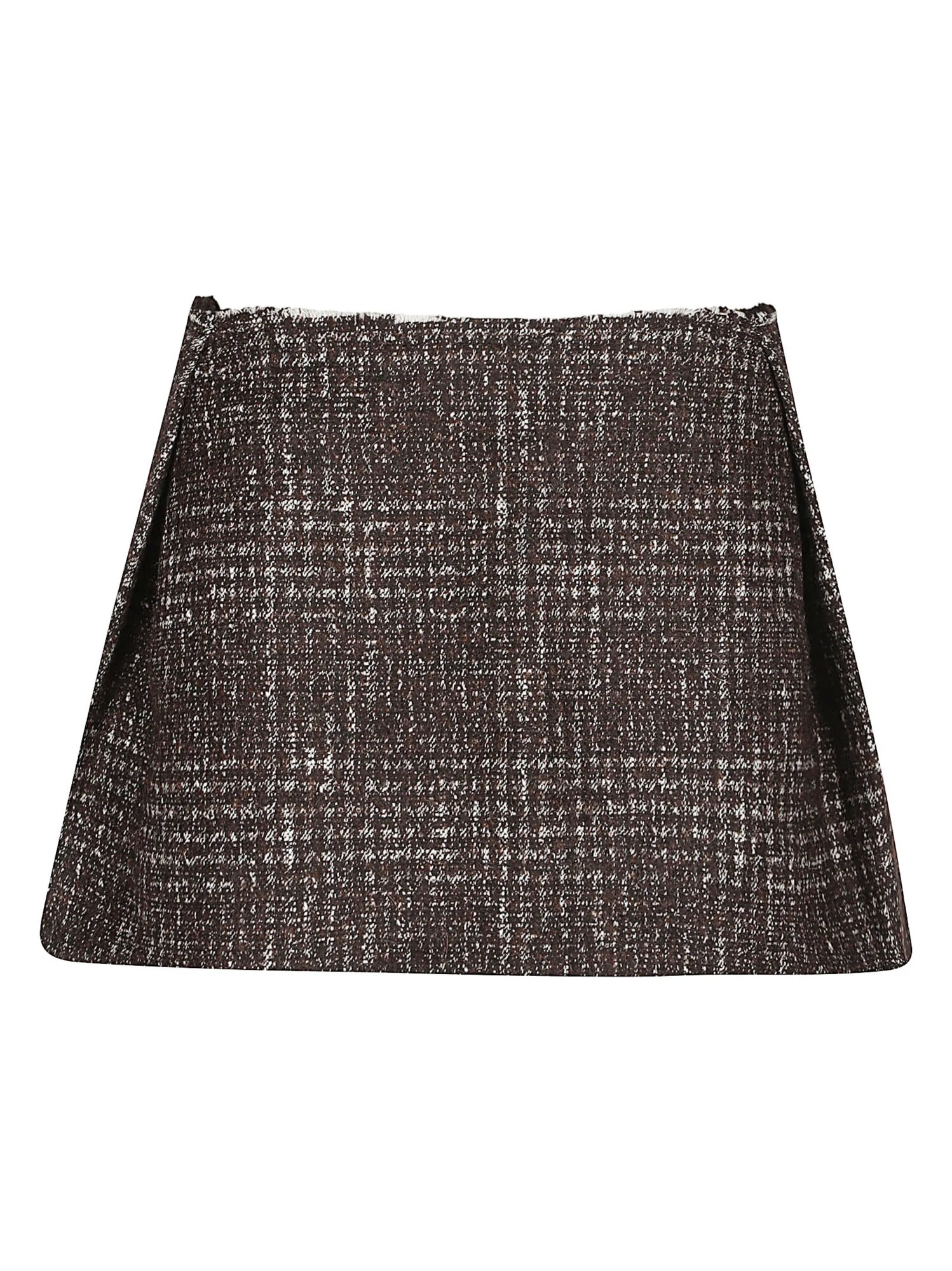 Юбка IRO Tweed frayed-edge mini skirt