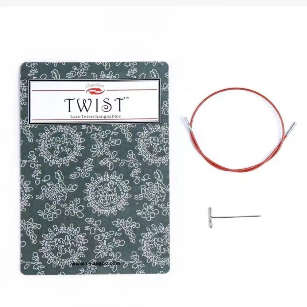 Леска ChiaGoo Twist для металлических съемных спиц Chiaogoo диаметром от 1.5 до 2.5 мм, Mini (M), 20 см