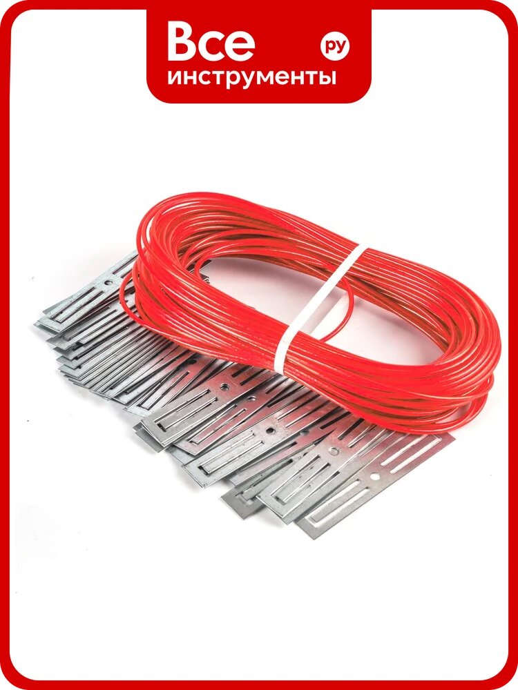 Комплект крепежа в водосточную трубу в 2 нитки, 20 м (трос+крепежи) Extherm DRAIN/2 EXTHERM DRAIN/2